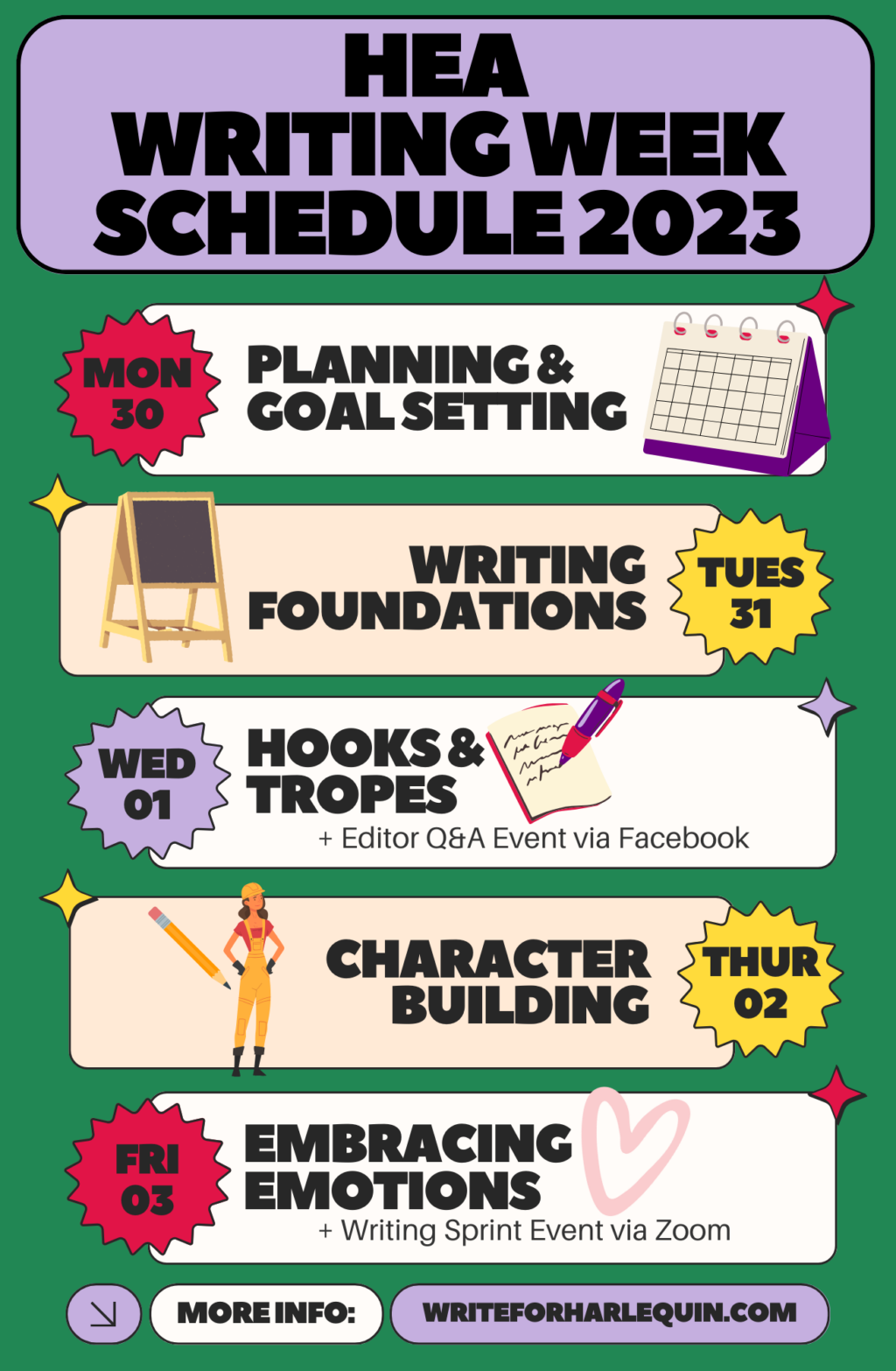 Introducing ‘Happily Ever After’ Writing Week 2023! - Write for Harlequin